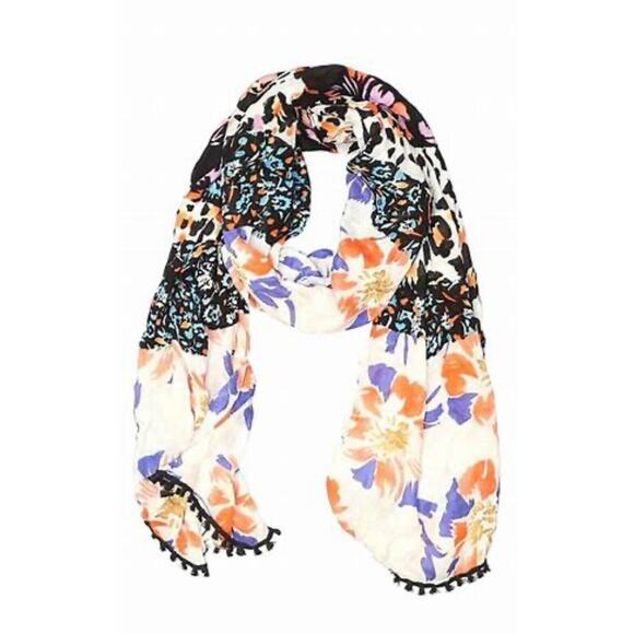 CAbi | Accessories | Cabi Multicolored Animal Print Floral Polyester ...